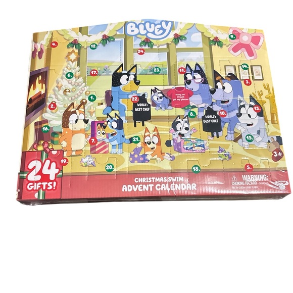 Moose | Toys | Bluey Christmas Swim Advent Calendar Brand New In ...